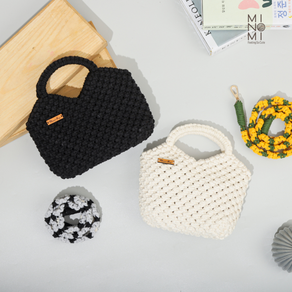 Jual Tas Selempang handbag shulder bag kecil lucu handmade macrame ...