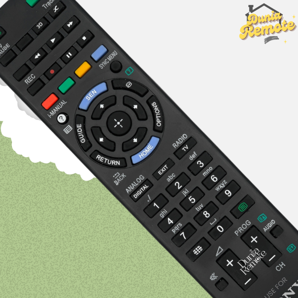 Jual Remot Remote TV Sony Bravia 1165 LCD LED Smart TV 3D Universal tanpa setting | Shopee Indonesia