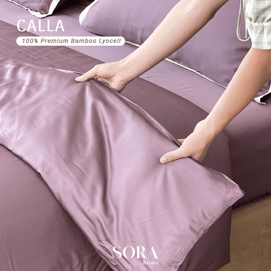 Jual SORA Calla Quilt Cover - Premium Bamboo Lyocell 300TC Penutup Selimut Dalam Inner Duvet ...