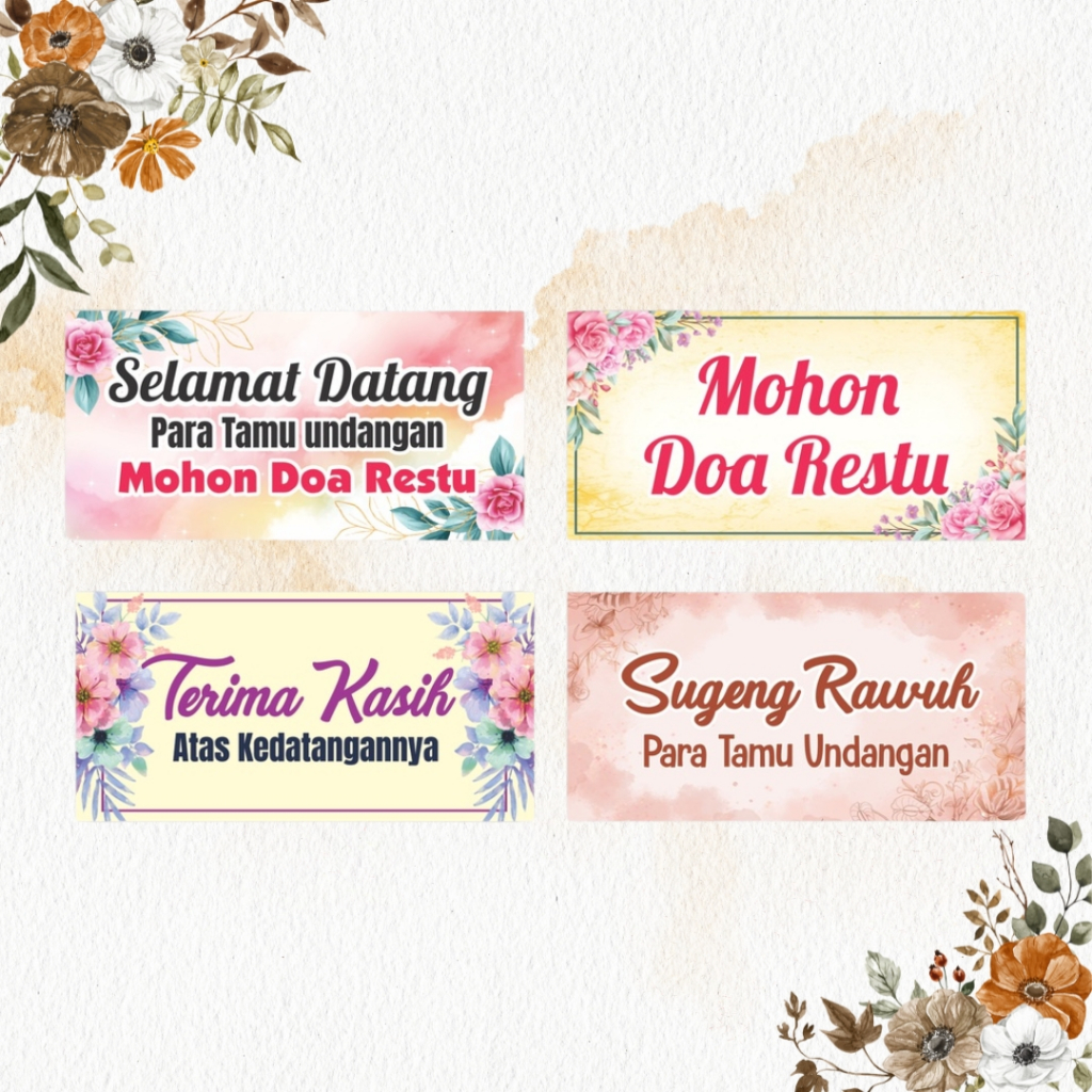 Jual TERMURAH - SPANDUK SELAMAT DATANG PARA TAMU | BANNER UCAPAN ...