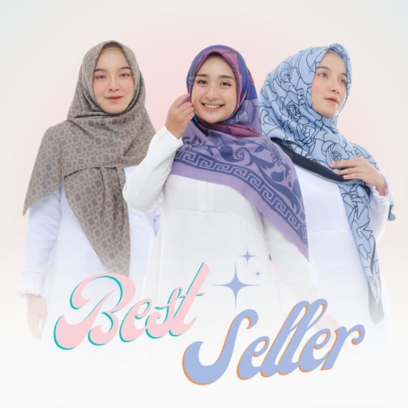 Jual HIJAB VOAL SCARF UKURAN 125 X 125 CM | Shopee Indonesia