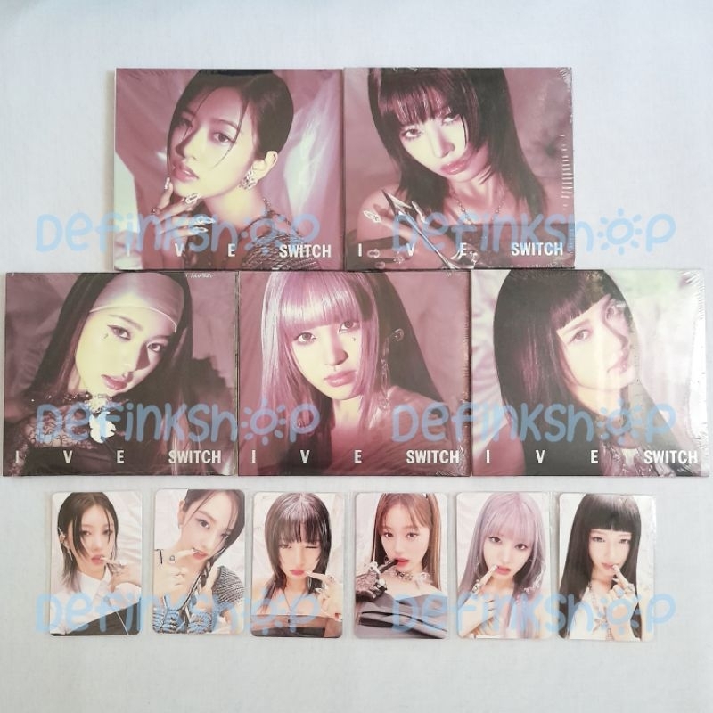 Jual [READY STOCK] Album IVE - IVE SWITCH Digipack Digi ver Sealed POB Web SSQ Heya PC Cover ...