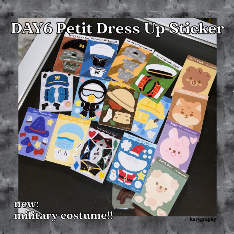 Jual DAY6 Petit Denimalz Dress Up Costume Fanart Sticker - Bang Ke Pil ...
