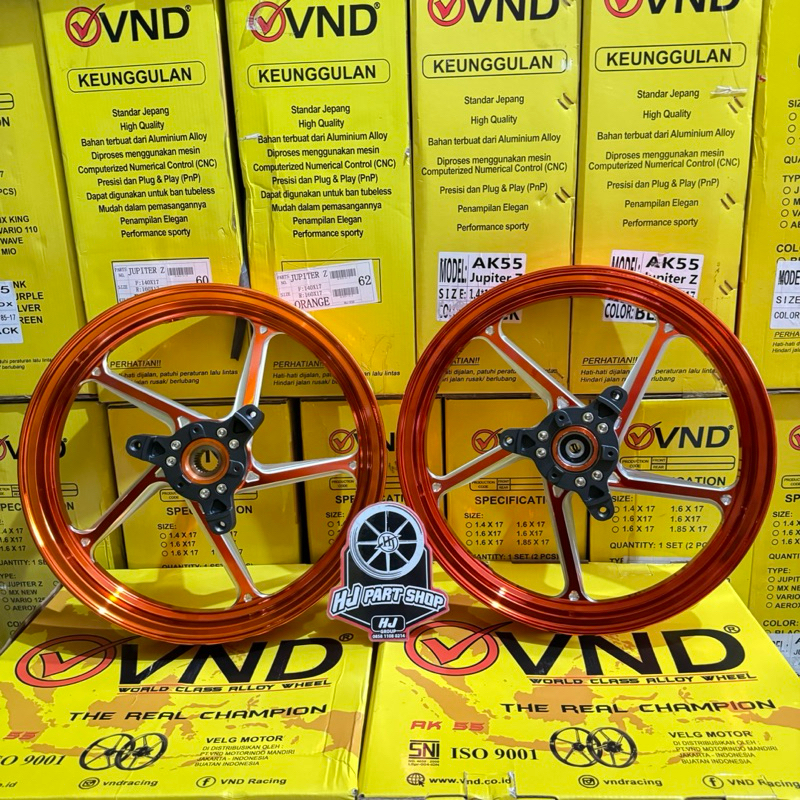 Jual VELG VND AK 55 NMAX NEW 185x14 & 215x14 AK55 MODEL ENKEI VND Velg ...