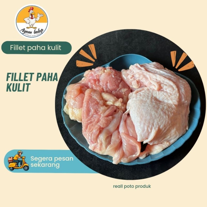 Jual fillet paha ayam pakai kulit / fillet paha segar / fillet paha ...