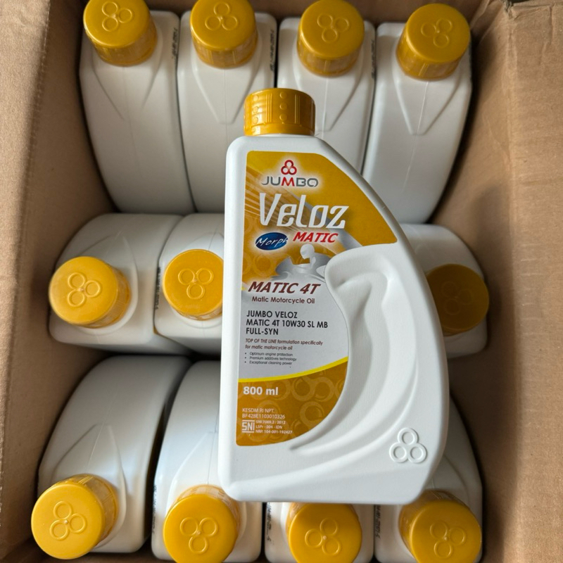 Jual Oli Jumbo Veloz Matic 800ml OLI JUMBO VELOZ MATIC 4T SAE 10W30 SL ...