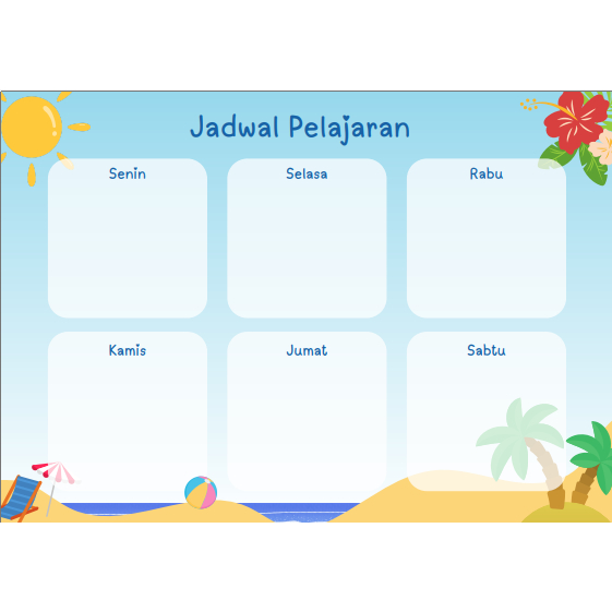 Jual Lembar Sticker Jadwal pelajaran mini anak sekolah AESTHETIC ...