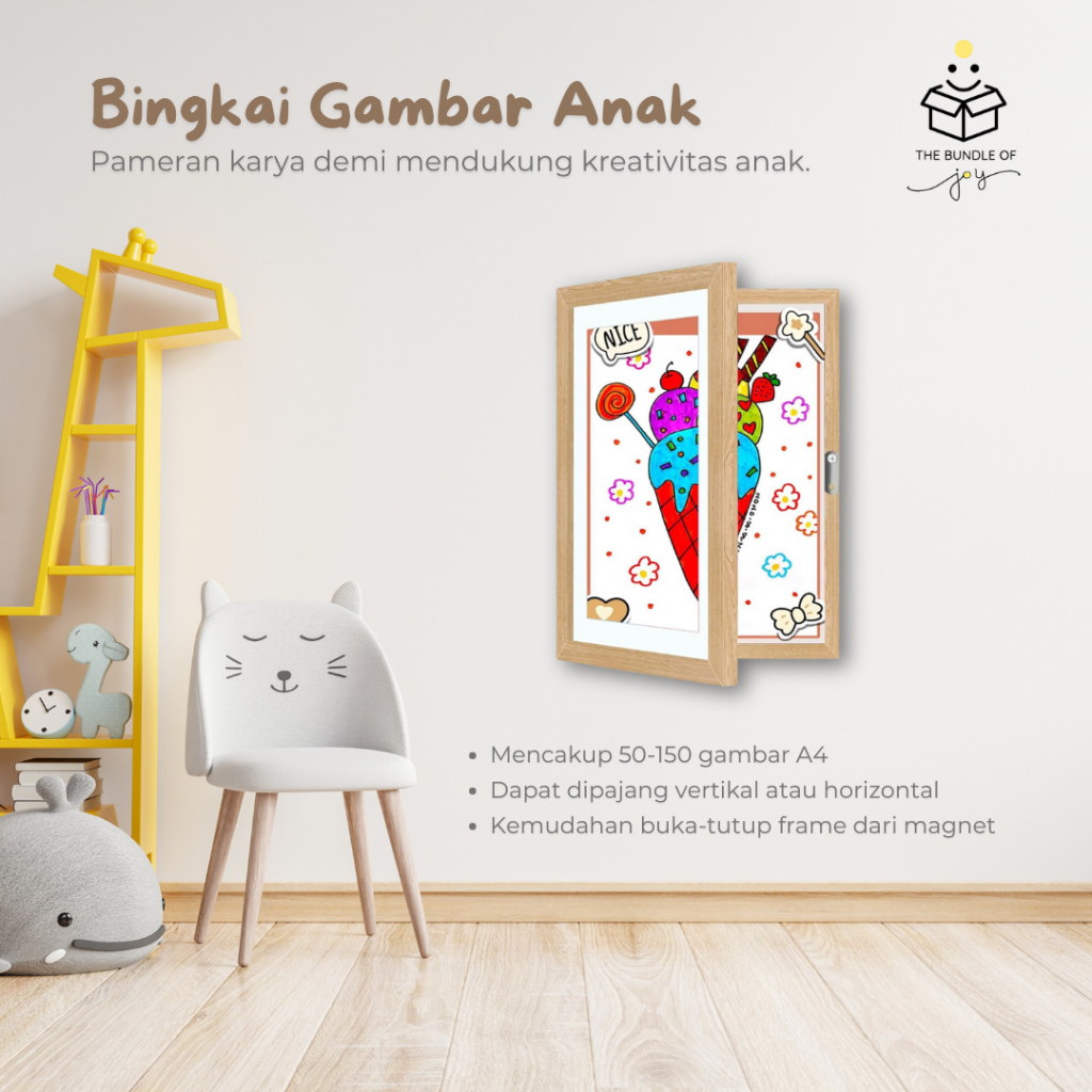 Jual Kids Drawing Frame | Bingkai Gambar Anak A4 | Shopee Indonesia