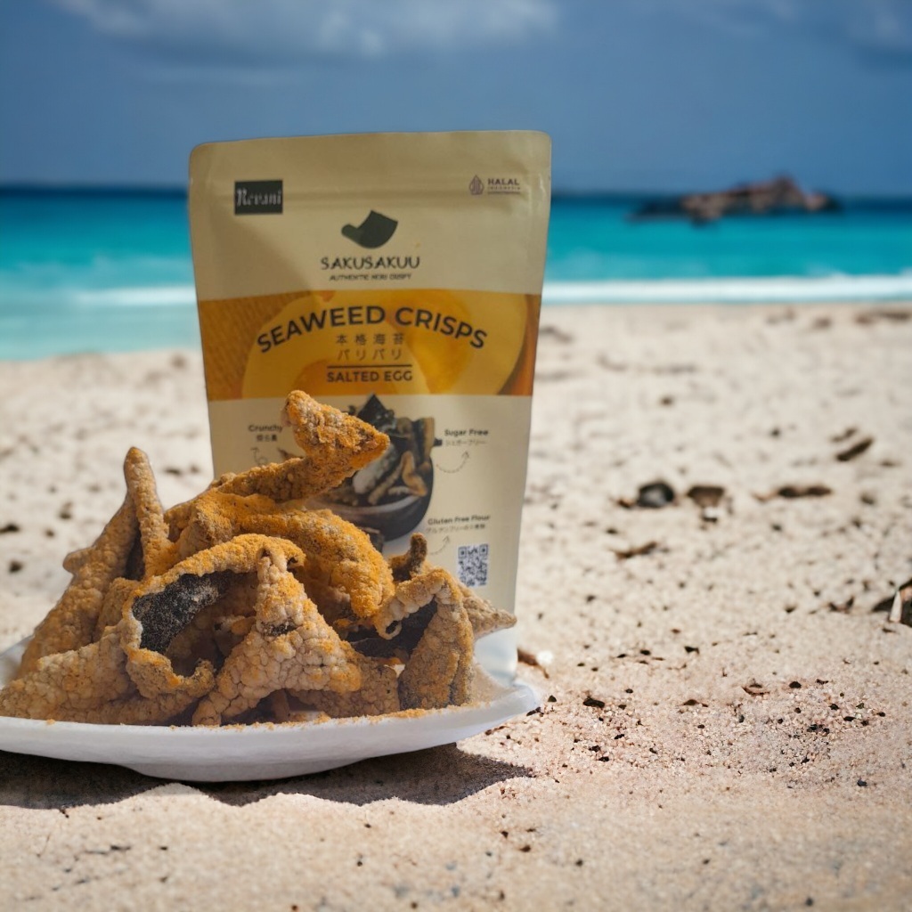 Jual Keripik Rumput Laut - Seaweed Crisps Salted Egg | Shopee Indonesia