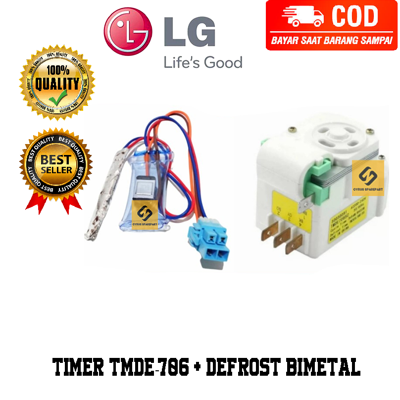 Jual Timer dan sensor defrost bimetal kulkas LG 2 pintu inverter | Shopee Indonesia