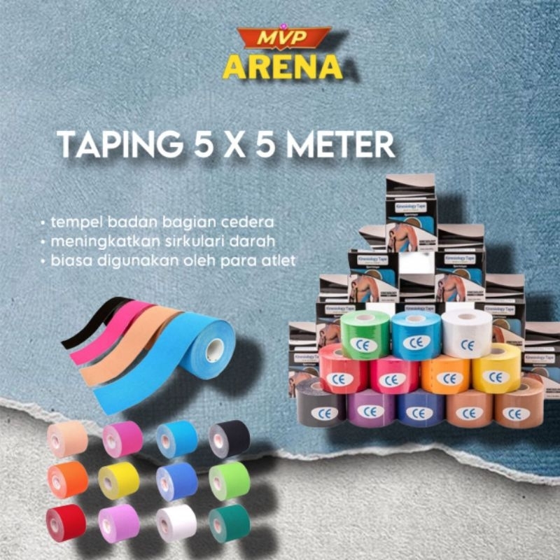 Jual tapping tape Sport Elastic Kinesiology Tape Medical Bandage Injury ...