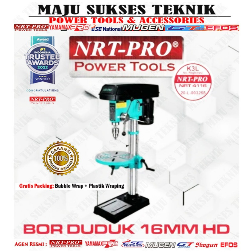 Jual NRT-PRO 4116 HD Bor Duduk 16 mm - Bench Dril 16mm 4116HD ...
