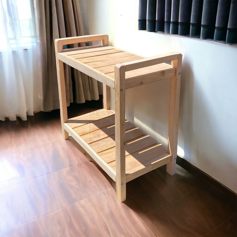 Jual Rak Sepatu 2 Susun Kayu Minimalis - Tempat Sandal & Sepatu ...
