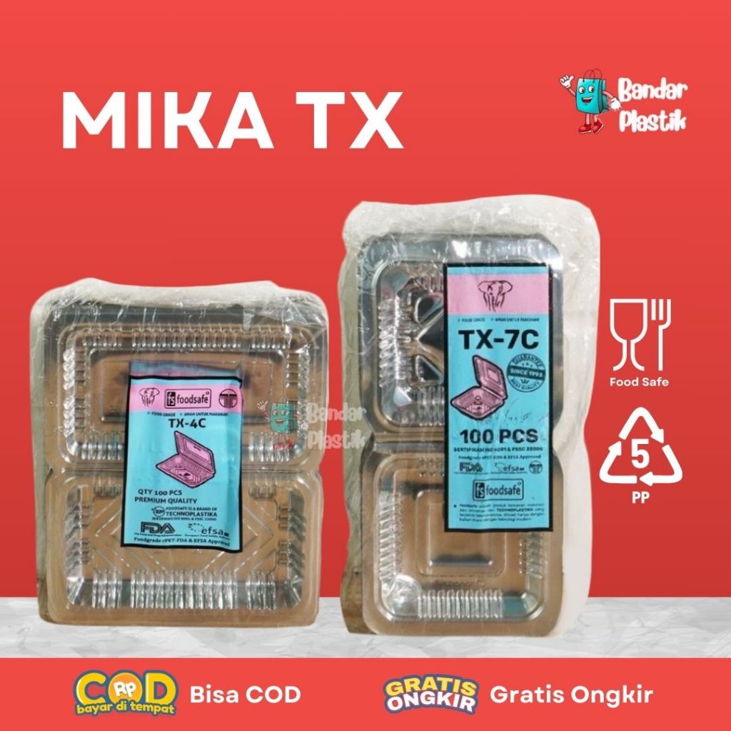 Jual Mika 4C / Mika Kue TX-4C / Mika Tempat Nasi Kuning / Mika Jajan ...