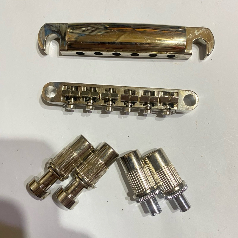 Jual Bridge Gibson Epiphone dll Tailpiece Gitar Chrome Komax korea ...