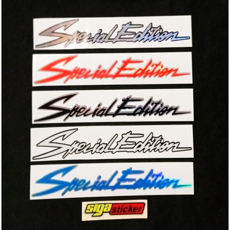 Jual STICKER SPECIAL EDITION STIKER SPECIALEDITION CUTTING | Shopee ...