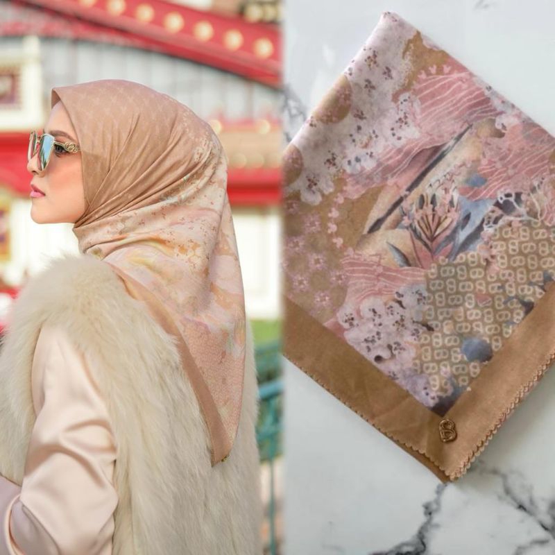 Jual Hijab Buttonscarves Jilbab Segi Empat Buttonscarves | Shopee Indonesia