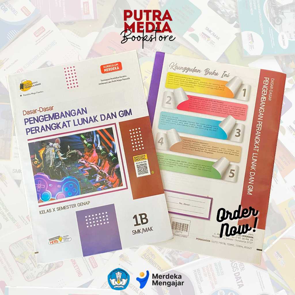 Jual BUKU KUMER 1B: Dasar-Dasar Perangkat Lunak dan Gim (PPLG) untuk ...