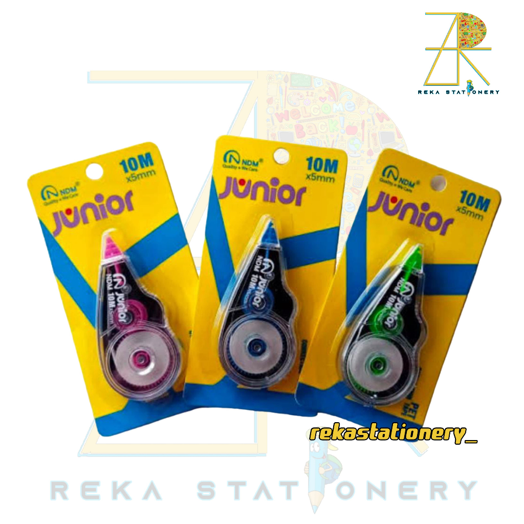 Jual CORRECTION TAPE MERK NDM HARGA /PCS (HARGA SATUAN) | Shopee Indonesia