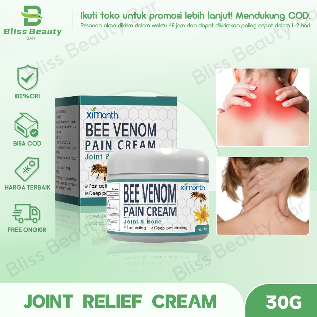 Jual Ximonth Bee Venom Joint And Bone Therapy Cream 30g Relieve ...