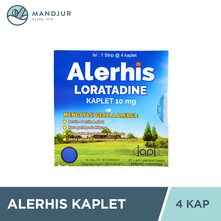 Jual Alerhis 4 Kaplet - Obat Flu dan Alergi | Shopee Indonesia
