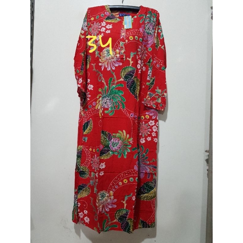 Jual YULI - LONGDRES 20 LD 110 CM PB 130 CM BATIK BUSUI KENCANA UNGU ...