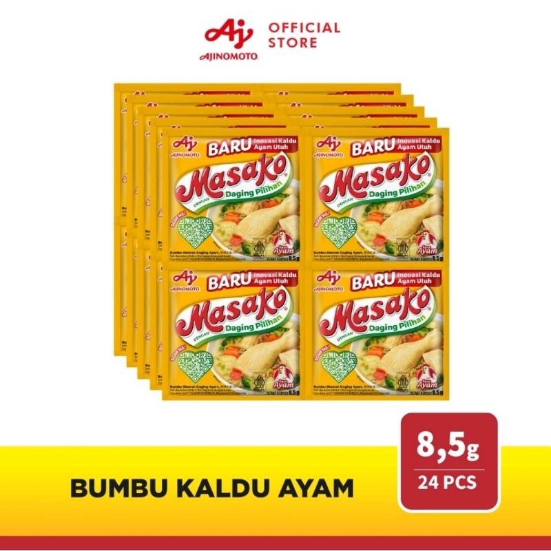 Jual Masako Bumbu Kaldu Penyedap Rasa Sapi / Rasa Ayam Kemasan 8.5g ( 1 ...