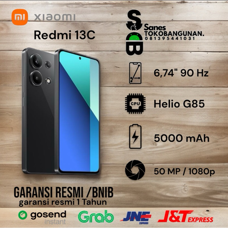 Jual Xiaomi Redmi 13C 6/128 Gb Baru Segel box Garansi Resmi 15 Bulan ...