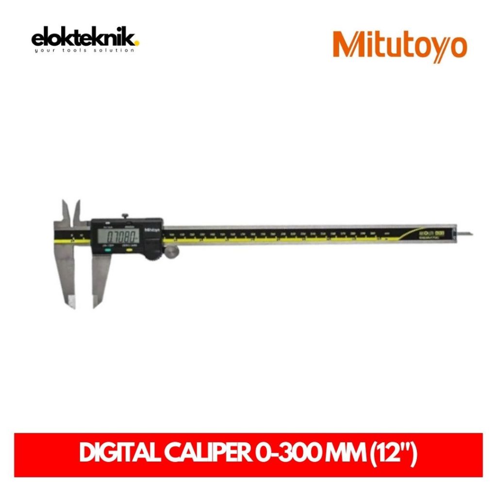 Jual Digital Caliper Mitutoyo 0-300 mm | Sigmat Digital 12" Mitutoyo | Shopee Indonesia