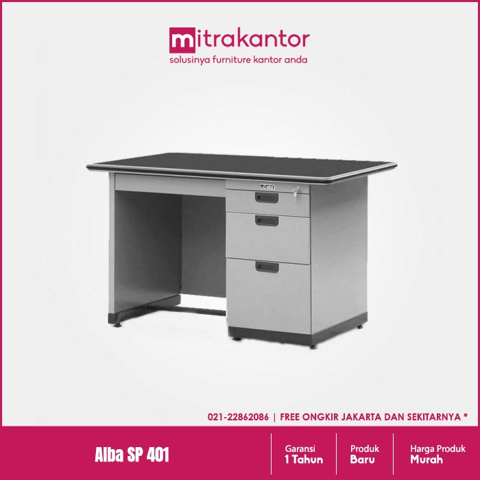 Jual Meja Kantor Besi Alba SP 401 | Shopee Indonesia