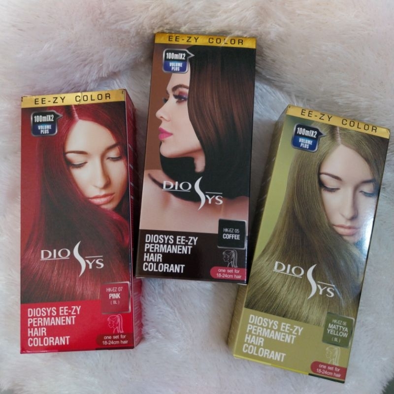 Jual Diosys Permanent Hair Colorant 100 ML | Semir Rambut Dios | Shopee ...
