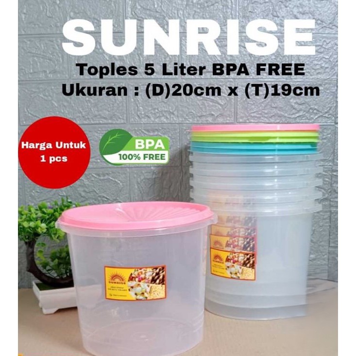 Jual TOPLES KERUPUK - TOPLES 5 LITER - TOPLES SUNRISE | Shopee Indonesia