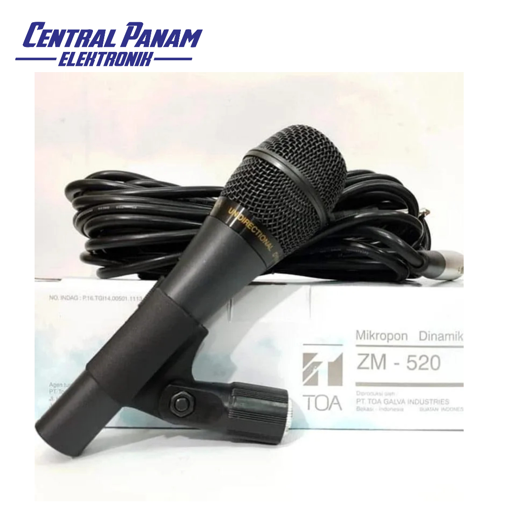 Jual TOA ZM-520 Dynamic Microphone Central Panam Elekrtronik | Shopee Indonesia