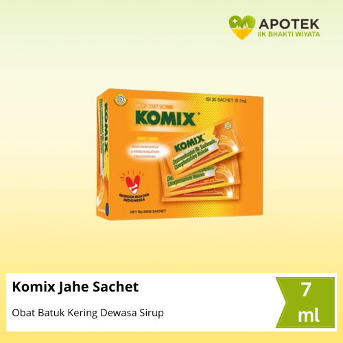 Jual KOMIX RASA JAHE SACHET 7 ML | Shopee Indonesia