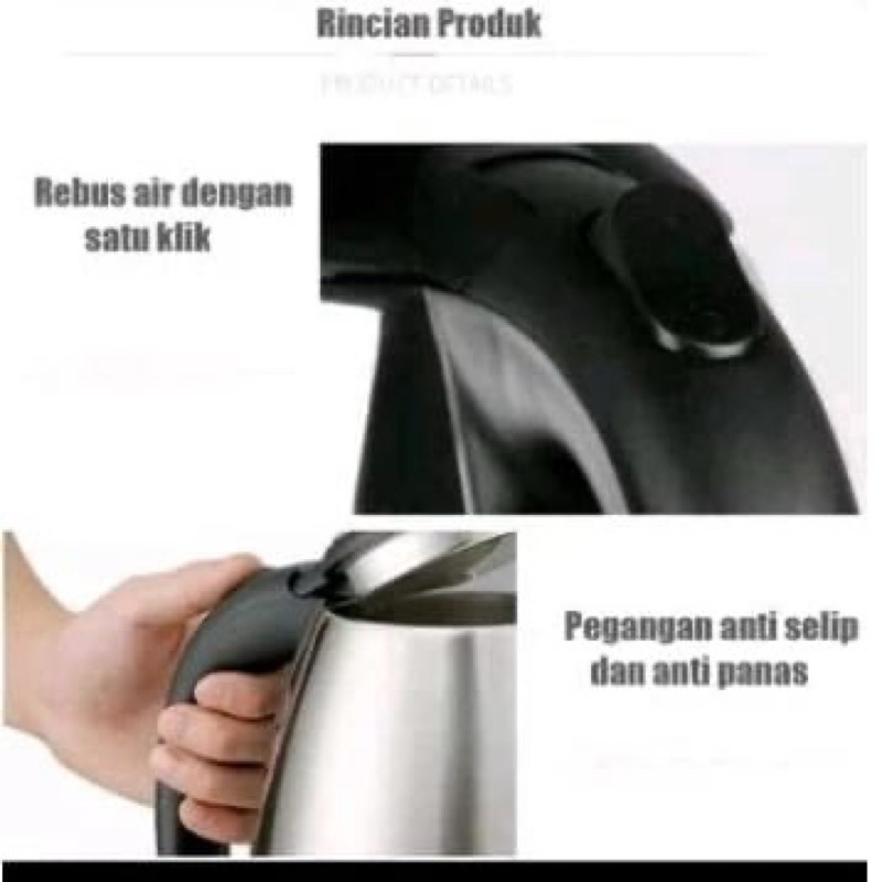 Jual FLASH SALE, TEKO LISTRIK PHILIP TEKO LISTRIK PEMANAS AIR PHILIP ...