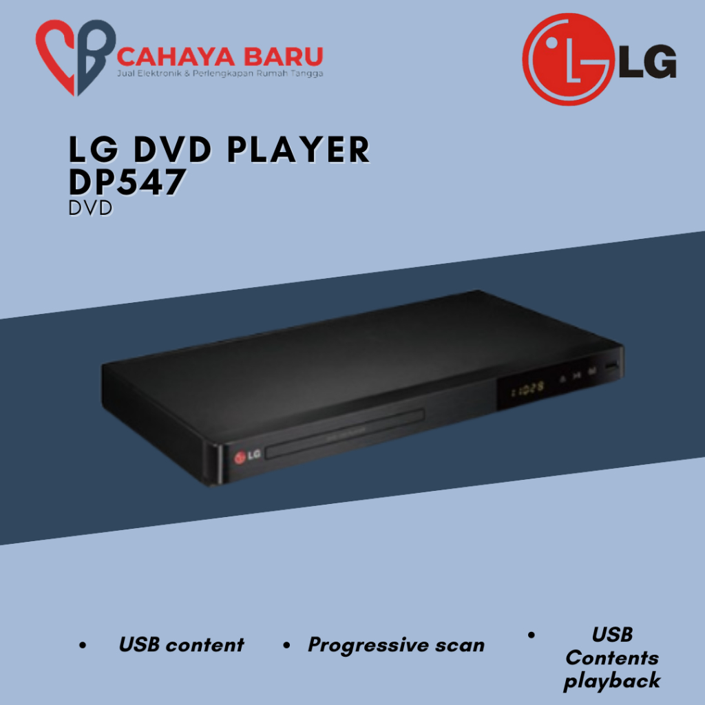 Jual LG DVD PLAYER DP547 (GOJEK/GRAB) | Shopee Indonesia