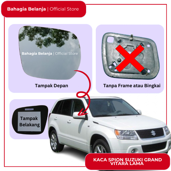 Jual Kaca Spion Sepion Suzuki Grand Vitara Lama 2.0 2000 cc 2006 2007 2008 200g Kanan Kiri Only ...