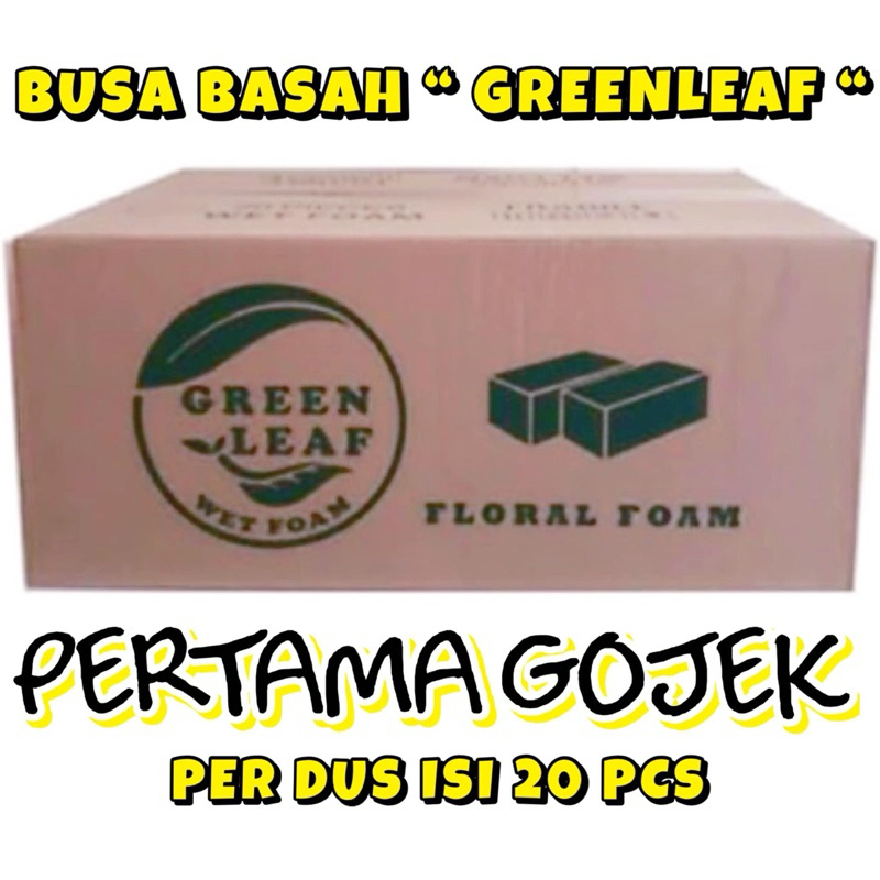 Jual HARGA DUSAN ISI 20 PCS BUSA BASAH GREEN LEAF GREENLEAF/ Busa Basah ...
