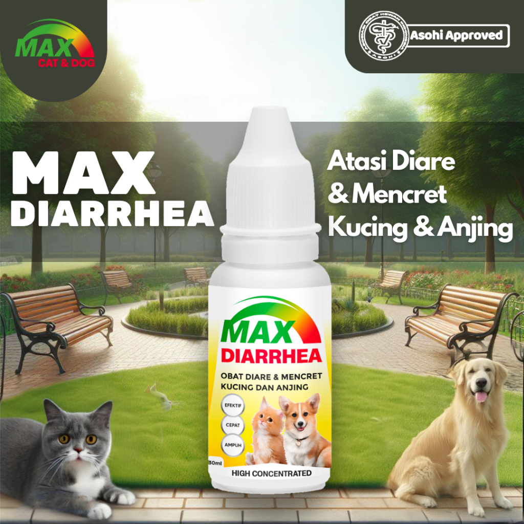 Jual MAX DIARRHEA | Obat Anti Diare dan Mencret Untuk Kucing dan Anjing ...