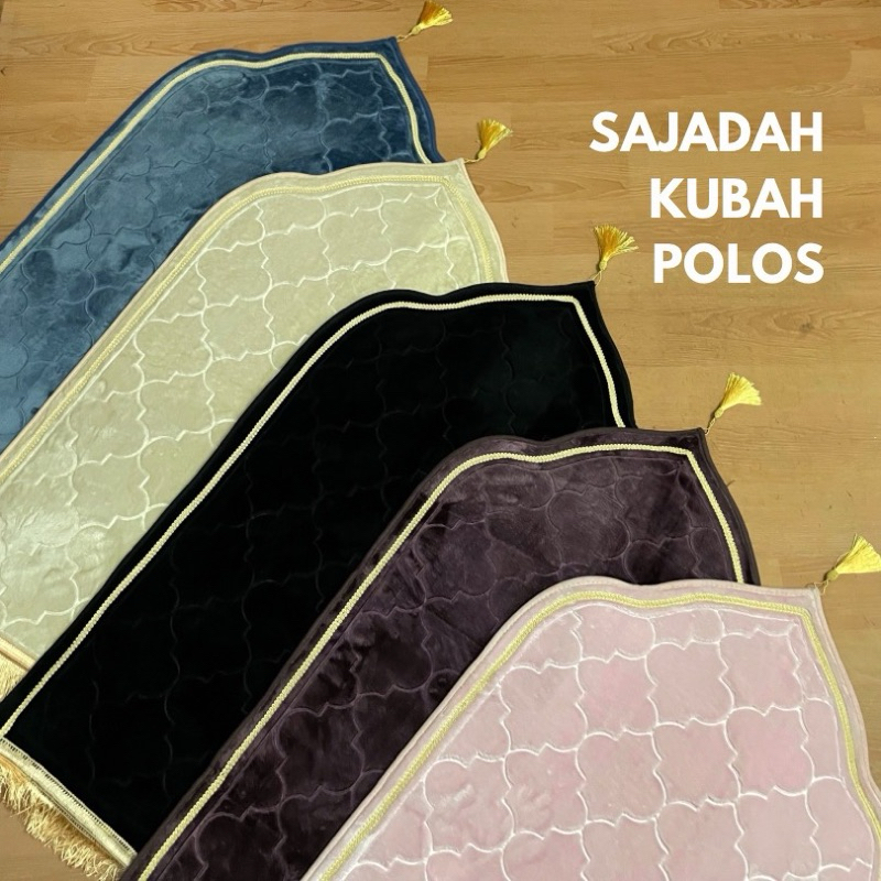 Jual sajadah KUBAH POLOS tebal Busa anti slip Terbaru Dewasa 70x110cm ...