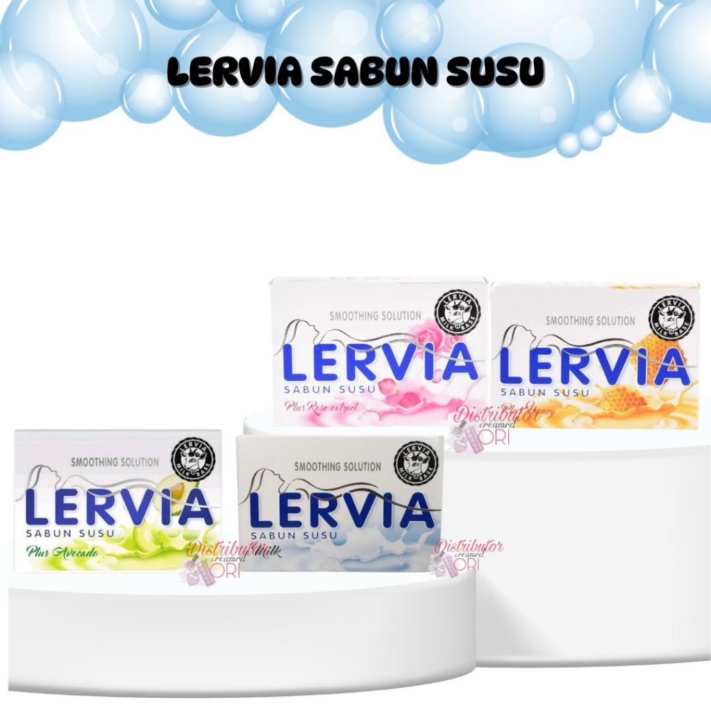 Jual Lervia Sabun Susu/ Sabun Batang 90gr | BPOM | Shopee Indonesia