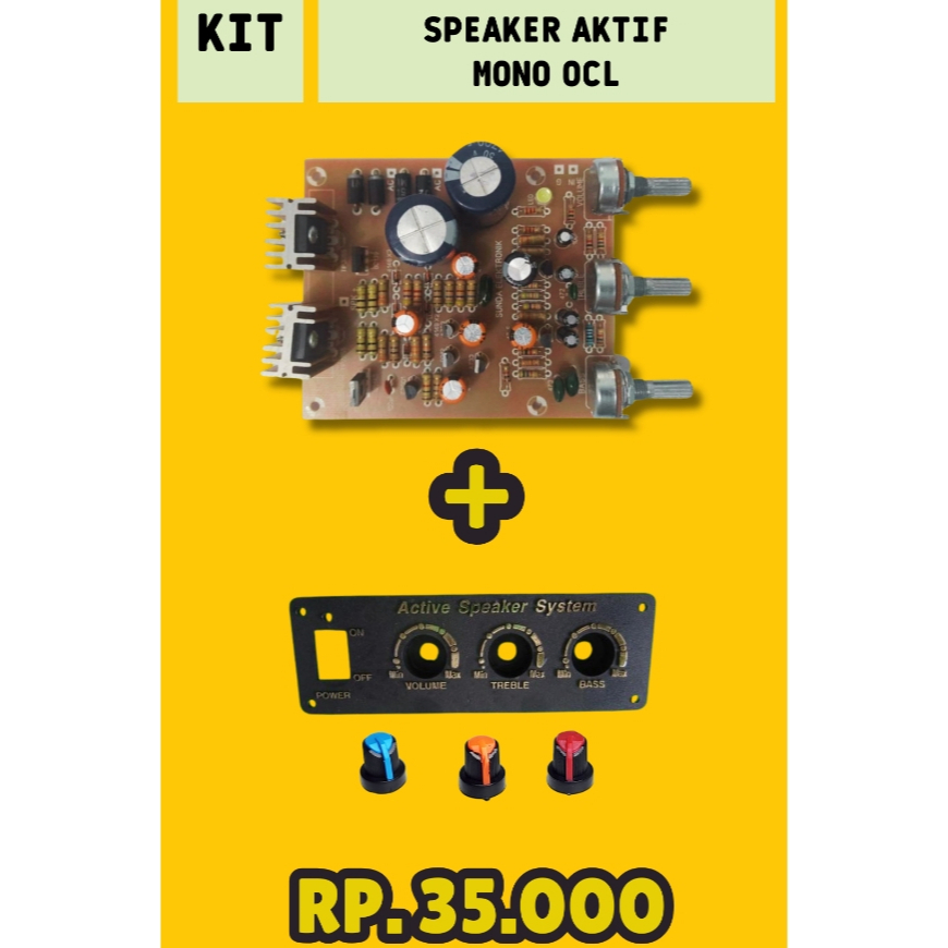 Jual Kit Modul Speaker Aktif Mono OCL Plus Panel | Shopee Indonesia