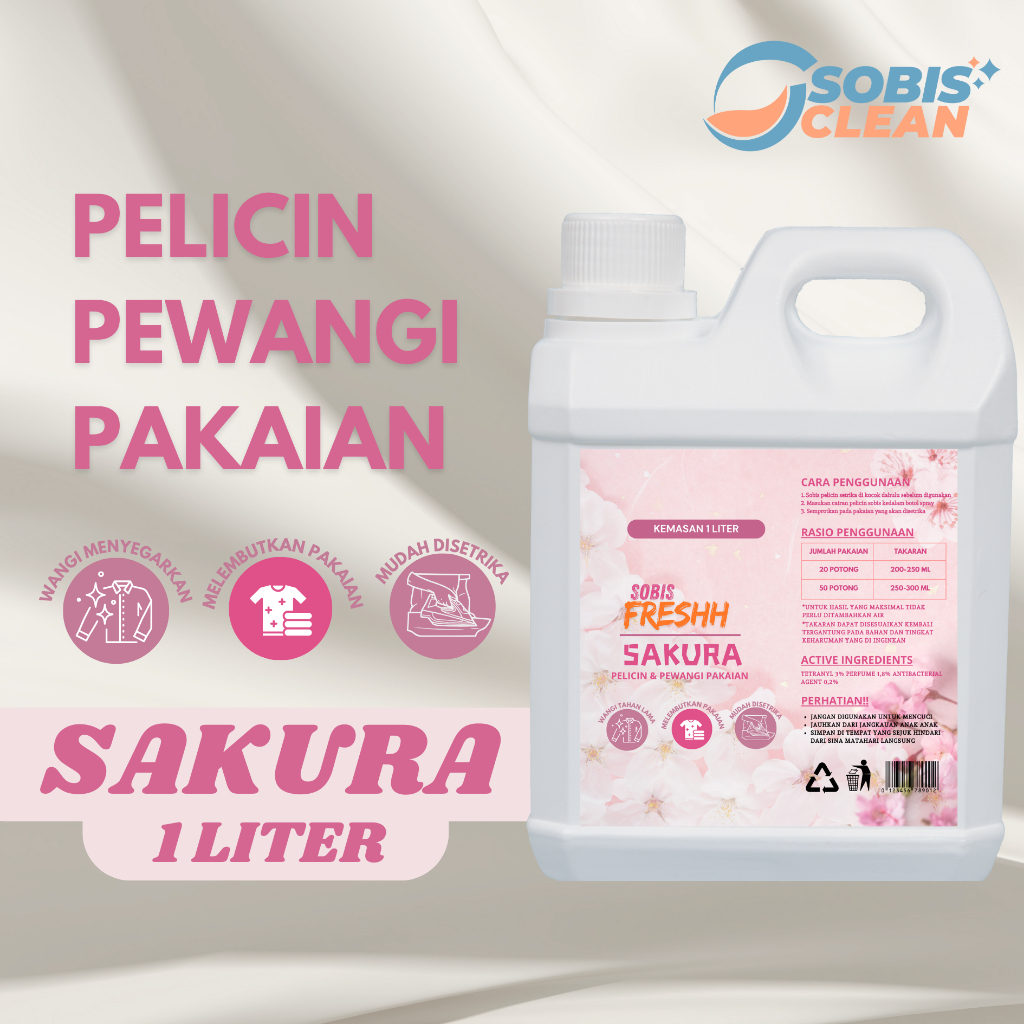 Jual Pewangi Setrika dan Pelicin Setrika Pakaian Laundry / Paling Murah ...