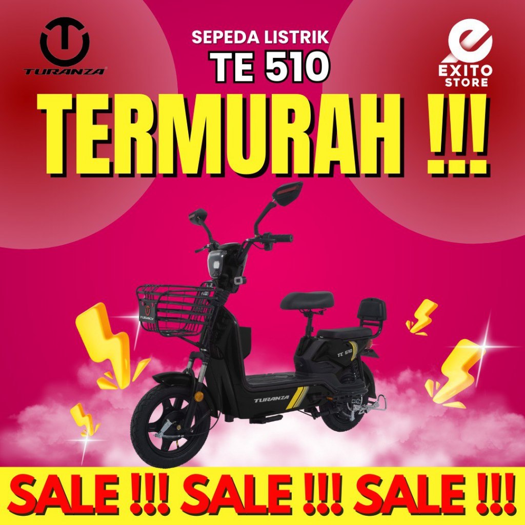 Jual SEPEDA LISTRIK TURANZA TE510 TE 510 Garansi Resmi | Shopee Indonesia
