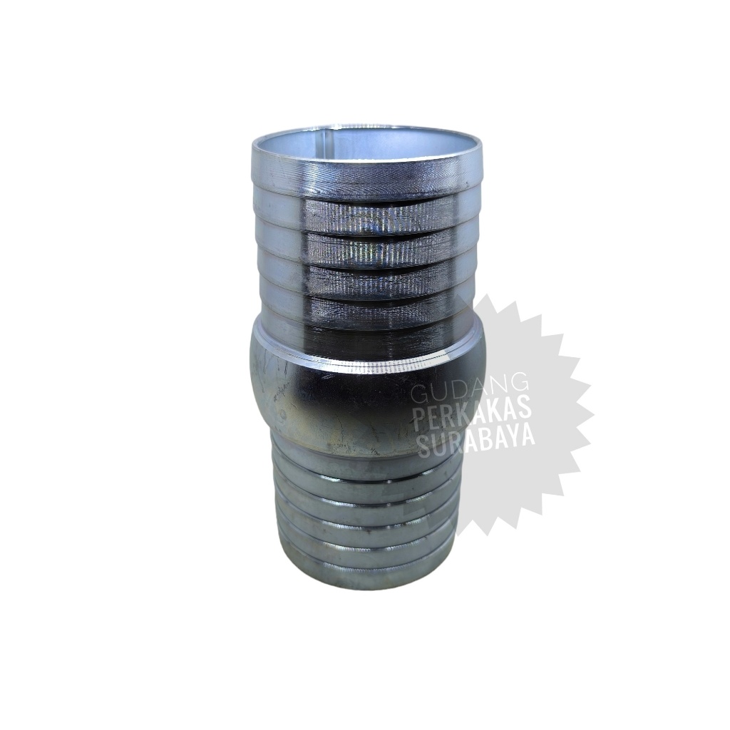 Jual SAMBUNGAN SELANG 3 INCH DOUBLE HOSE BARB GALVANIZED SAMBUNGAN ...
