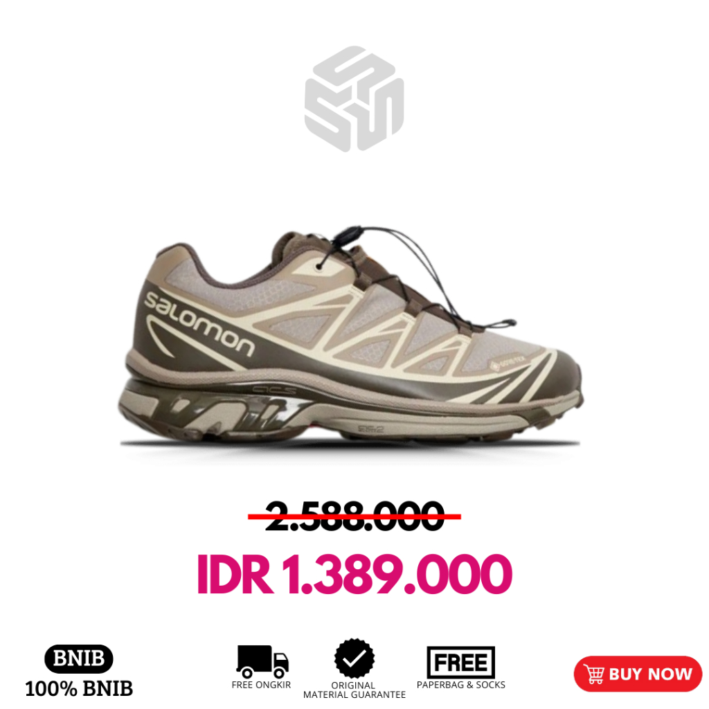 Jual Sepatu Salomon XT-6 Gore Tex Vintage Khaki BNIB 100% Authentic | Shopee Indonesia