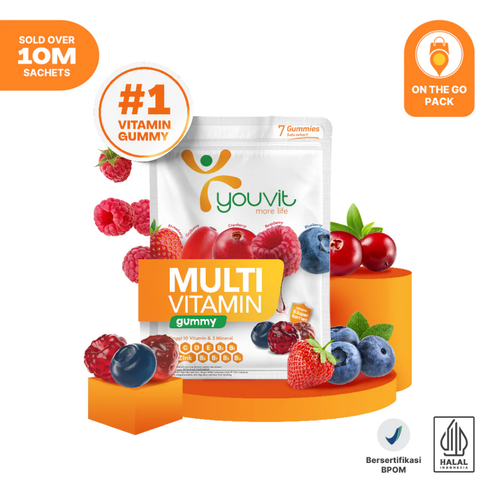 Jual Youvit Multivitamin Anak 7 Hari / Youvit Omega 3 Anak 7 Hari ...