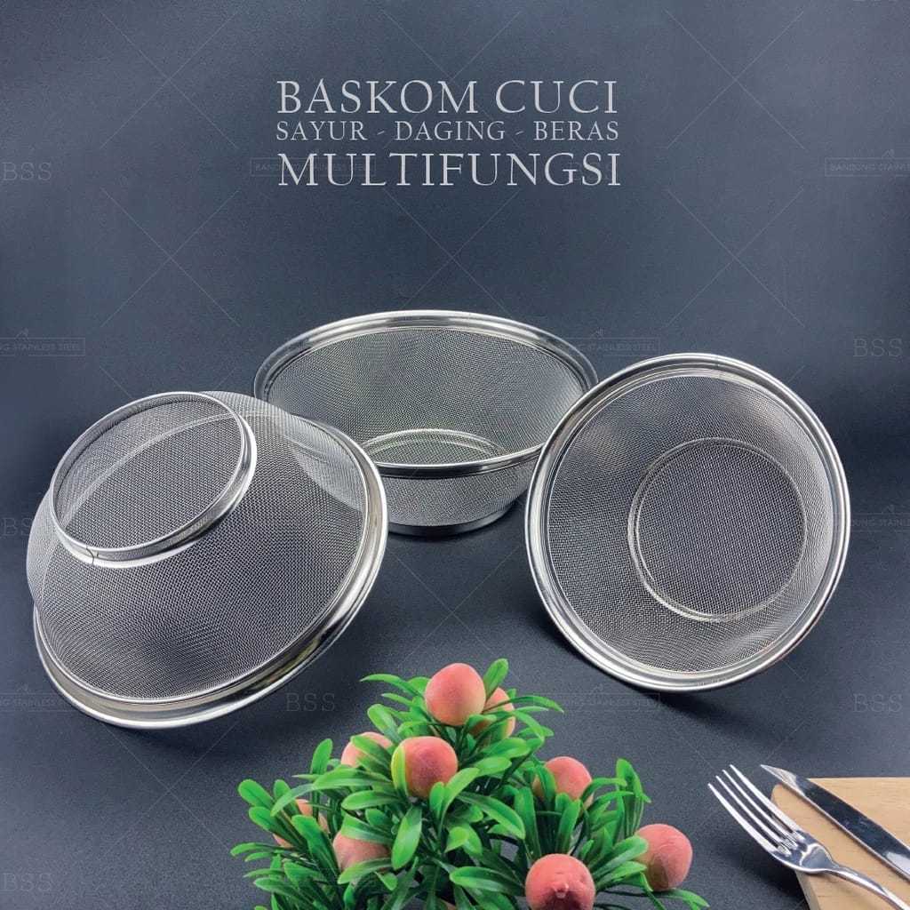 Jual Saringan Multifungsi Cuci Sayur - BASKOM JARING Serbaguna - Cuci ...