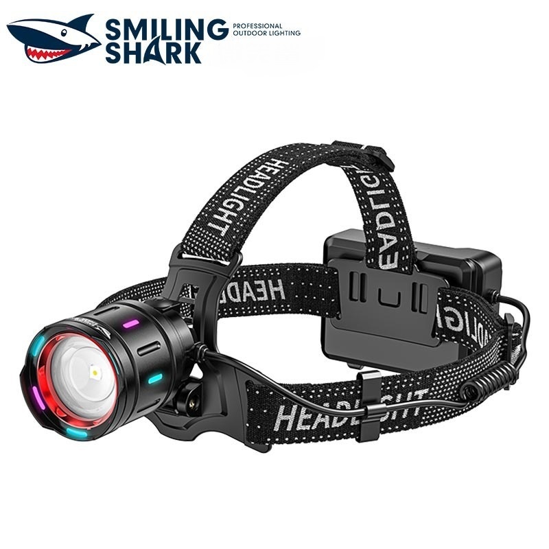 Jual SENTER KEPALA ZOOM LASER SMILING SHARK TD-0158 120W - CAHAYA ...