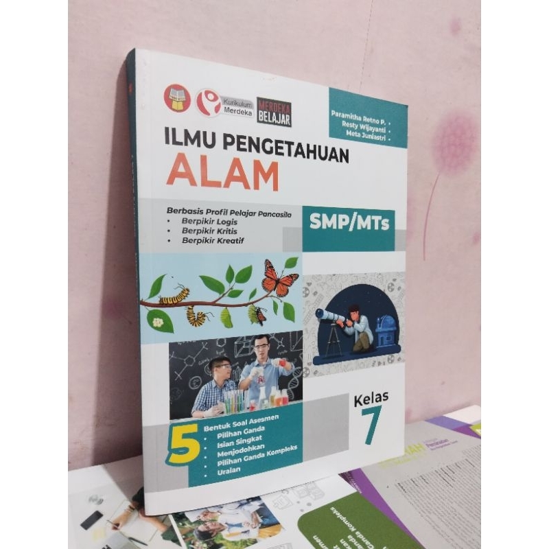 Jual buku ipa/ilmu pengetahuan alam kelas 7/VII/1 smp/mts yrama widya kurmer kurikulum merdeka ...